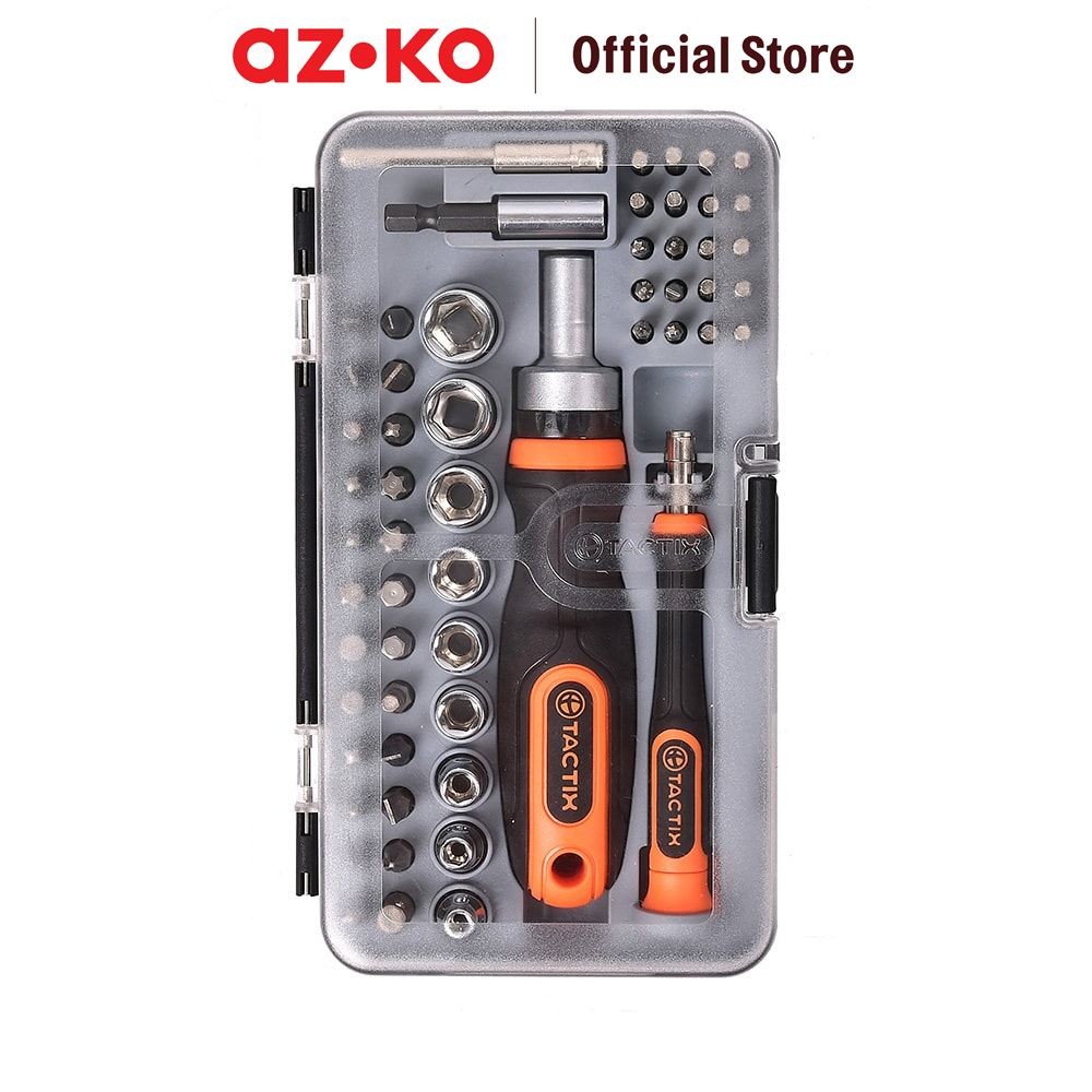 Jual AZKO Tactix Set 57 Pcs Kunci Sok Mini Stubby Tool Set Kunci Soket ...