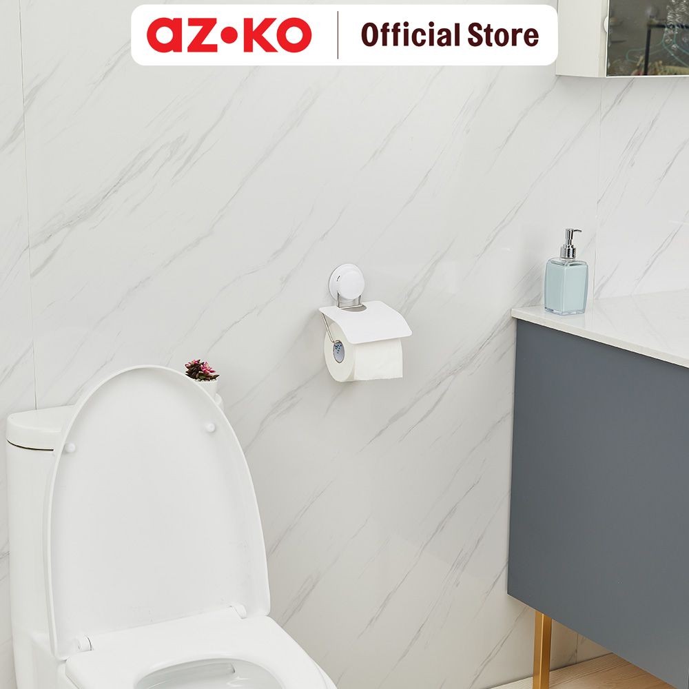 Jual AZKO Stora Holder Tisu Toilet Roll Suction 260028n - Putih Tissue ...