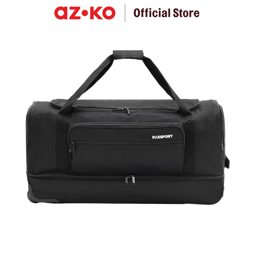 Jual AZKO Passport Vernon Tas Duffle Troli - Hitam | Shopee Indonesia