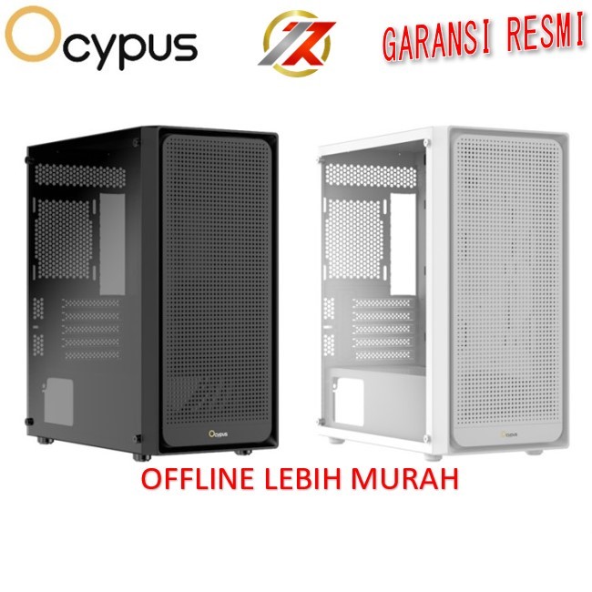 Jual OCYPUS GAMMA C50 m-ATX Inc 4 fan Gamma F12 Black Gaming Case ...