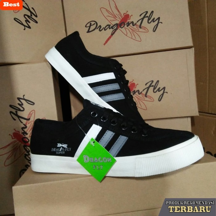 Jual rekomendasi sepatu olahraga brand lokal SEPATU ORIGINAL DRAGON FLY ...
