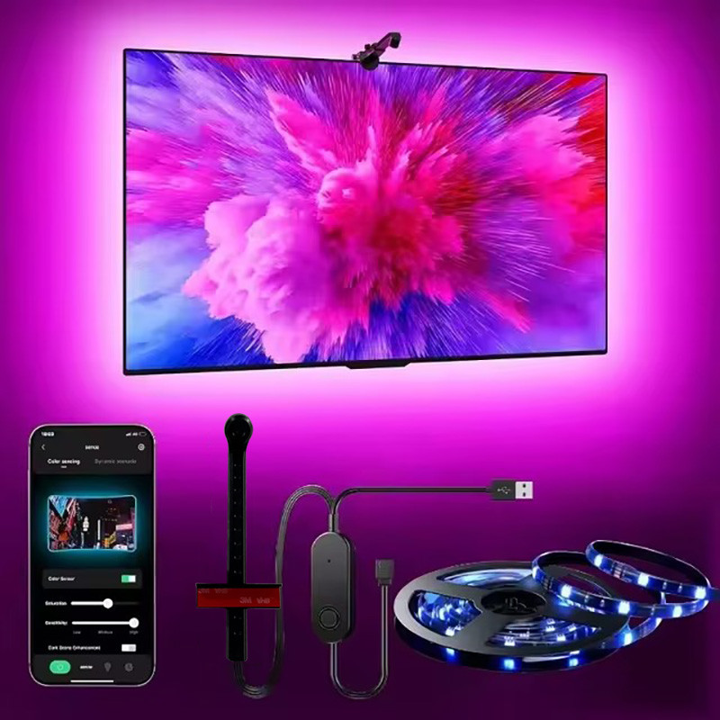 Jual TV Ambient Backlight with AR Color Gamut Sensor App Control Music ...