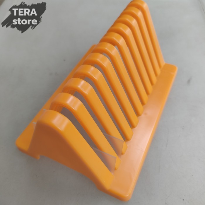 Jual rak pengering kaca preparat model segitiga orange 10 slide ...