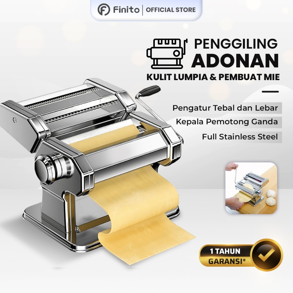 Jual TR54XC Alat Pembuat Mie / Pasta Maker / Gilingan Mie Atlas 150 Stainless Stell High Quality ...