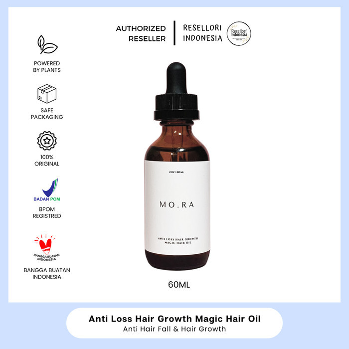 Jual Mo.ra Anti Loss Hair Growth Magic Hair Oil by Mora Essentials 60 ...