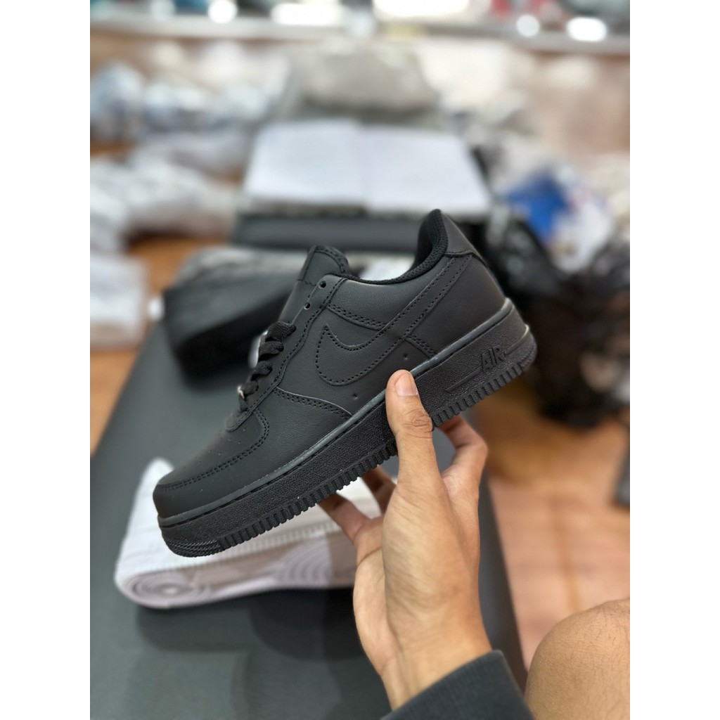 Jual NIKE AF1 FULL BLACK | Shopee Indonesia