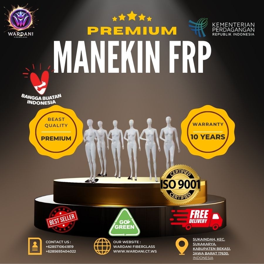 Jual Manekin Fullbody Wanita PRIM GOLD DM 775 Warna Emas POSE ANTI ...