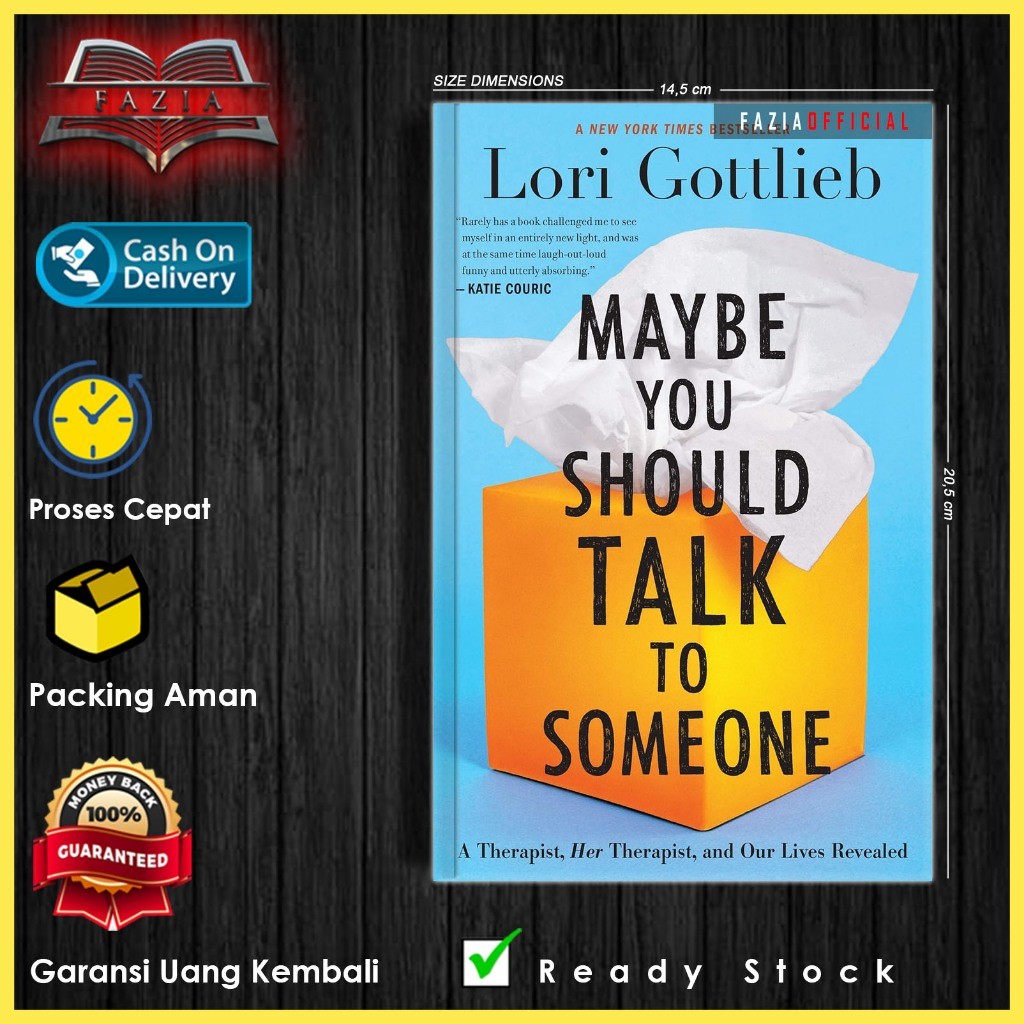 Jual Maybe You Should Talk to Someone by Lori Gottlieb (English ...