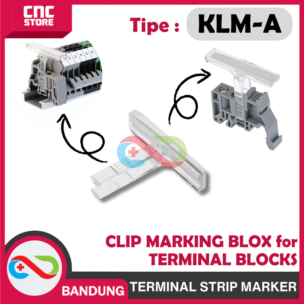Jual TERMINAL STRIP MARKER KLM-A (JKLM-A) CLIP- Marking BLOX KLM-A ...