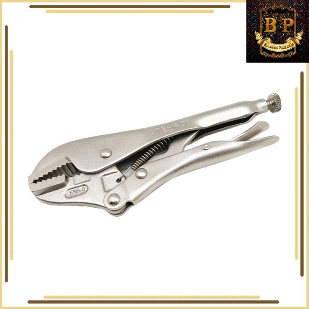 Jual Tekiro Tang Jepit 10" Tang Buaya Lurus Locking Plier Straight ...
