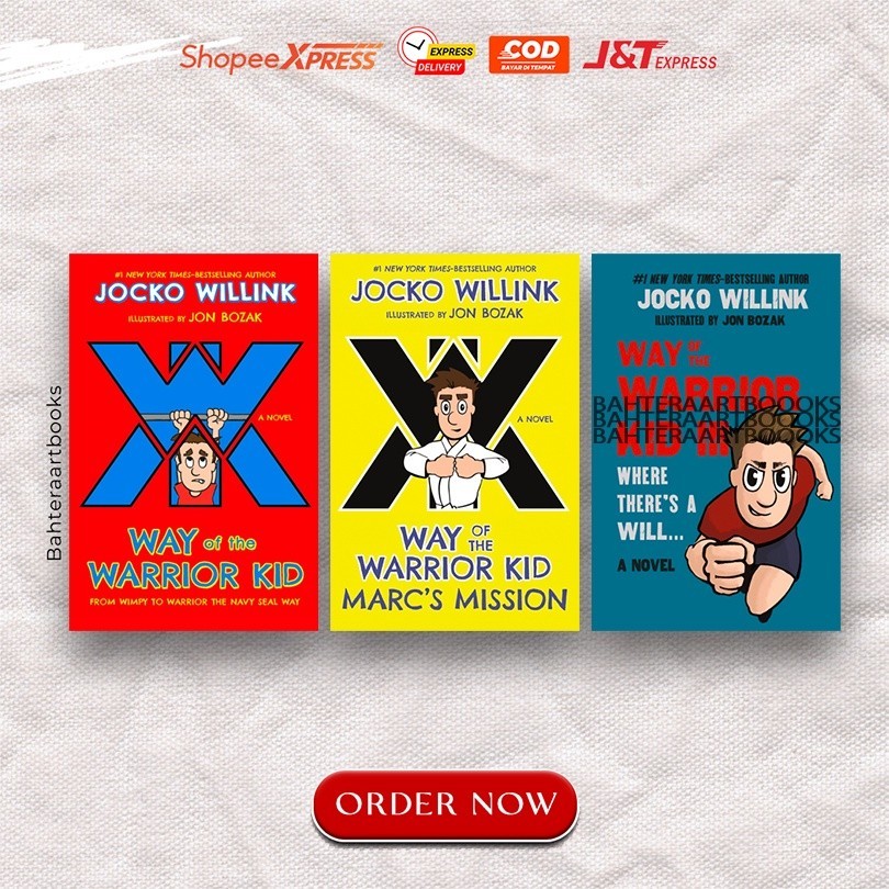 Jual Way of the Warrior Kid (4 book series) By Jocko Willink (English ...