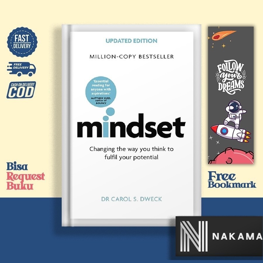 Jual Mindset - Updated Edition: Changing The Way You think To Fulfil Your Potential | Shopee ...