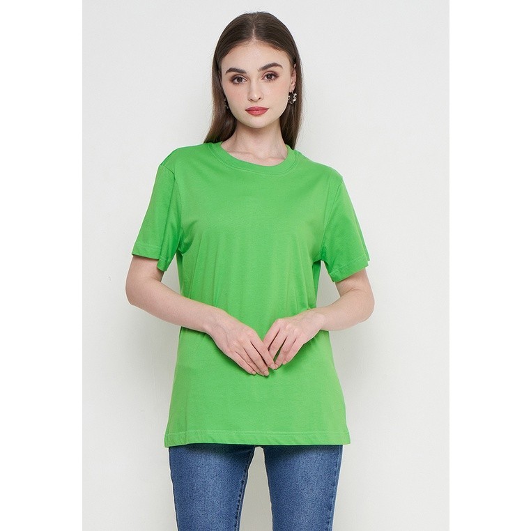 Jual Toko Sritex IRo T-Shirt Basic Unisex 100% Cotton Premium - Fuji Green | Shopee Indonesia