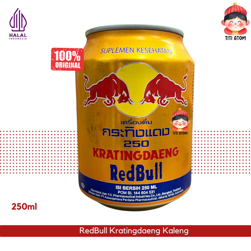Jual Red Bull Kratingdaeng Krating Daeng Minuman Energi Kaleng 350ml ...