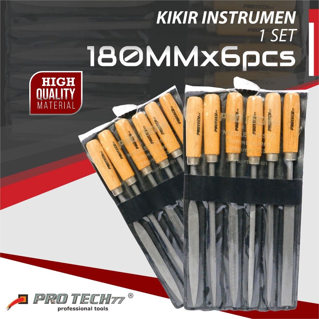 Jual Kikir Besi SET 6 Inch 6PCS SETENGAH BULAT / KOTAK / SEGITIGA ...