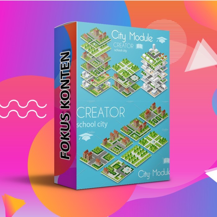 Jual City Planning School Town Module Kit - Digital Konten | Shopee ...