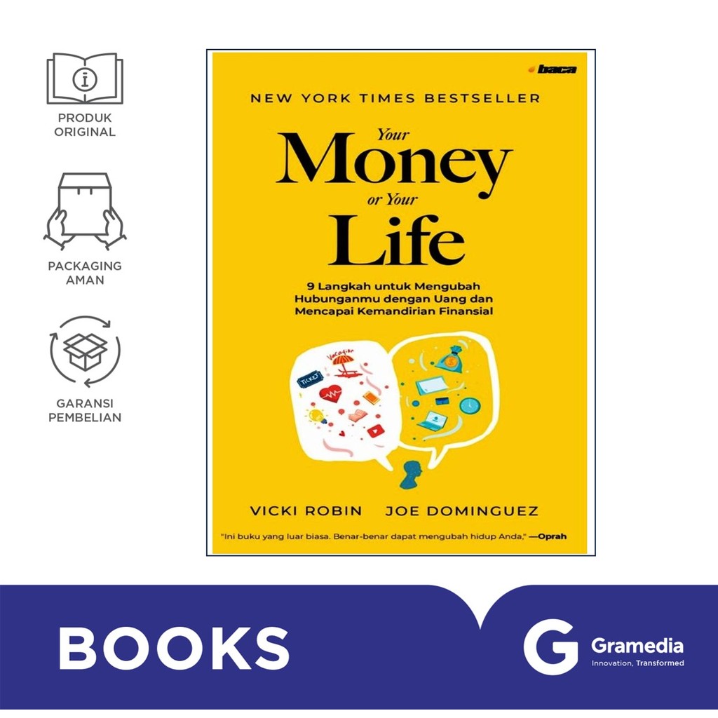 Jual Your Money or Your Life ( Vicki Robin dan Joe Dominguez Joe ...