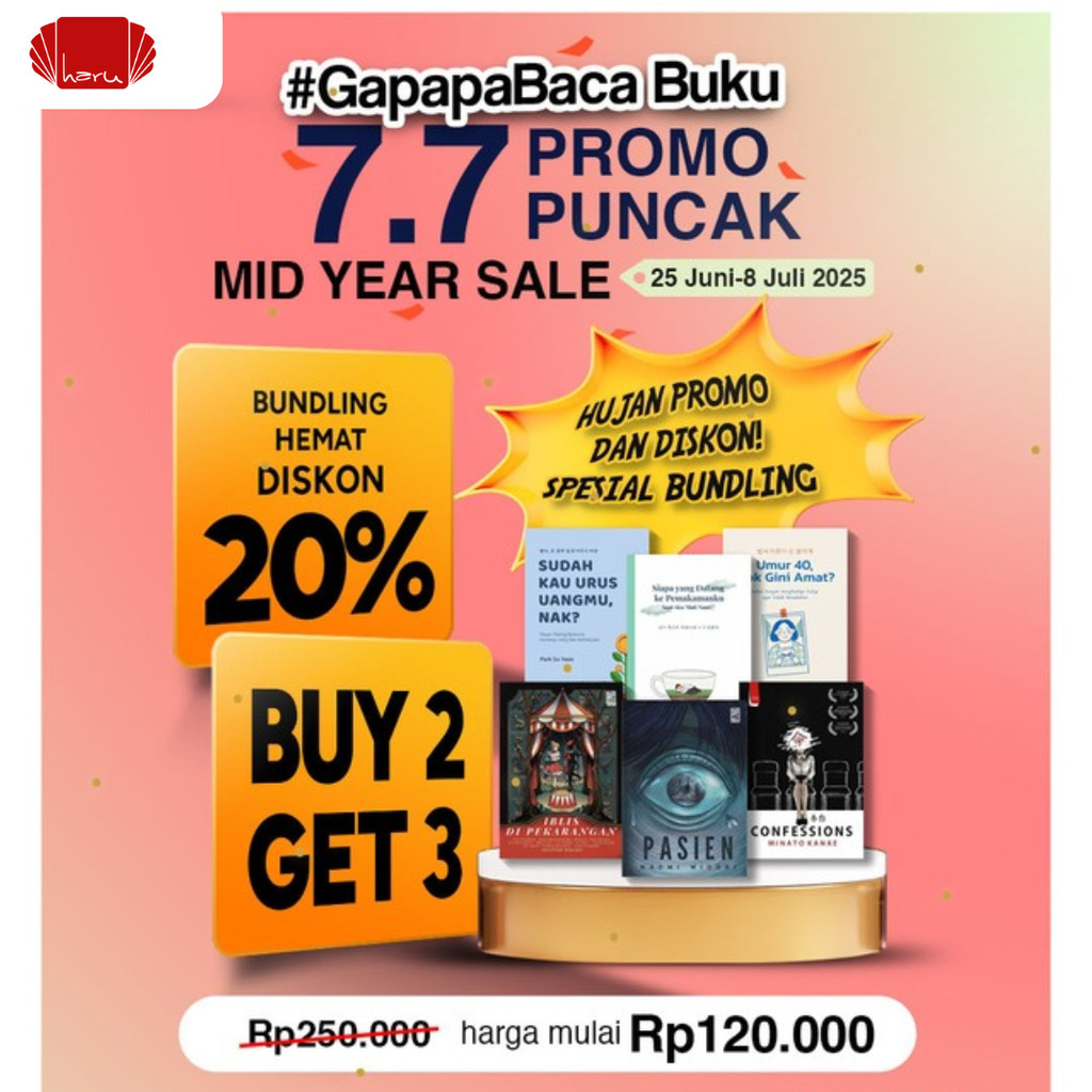 Jual Promo 7.7 Mid Year Sale Bundling Hemat Buku Best Seller Diskon Hingga 25% Penerbit Haru ...