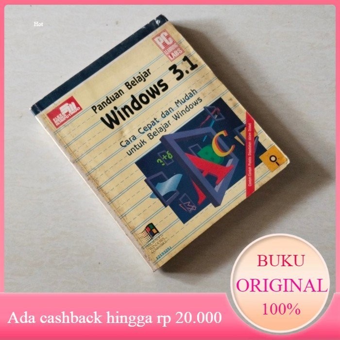 Jual Buku Panduan Belajar WINDOWS 3 1 plus Disket Original Bekas ...
