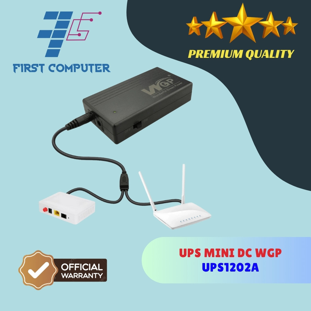 Jual WGP UPS1202A Mini DC UPS Travel Adaptor Backup CCTV Modem Router ...