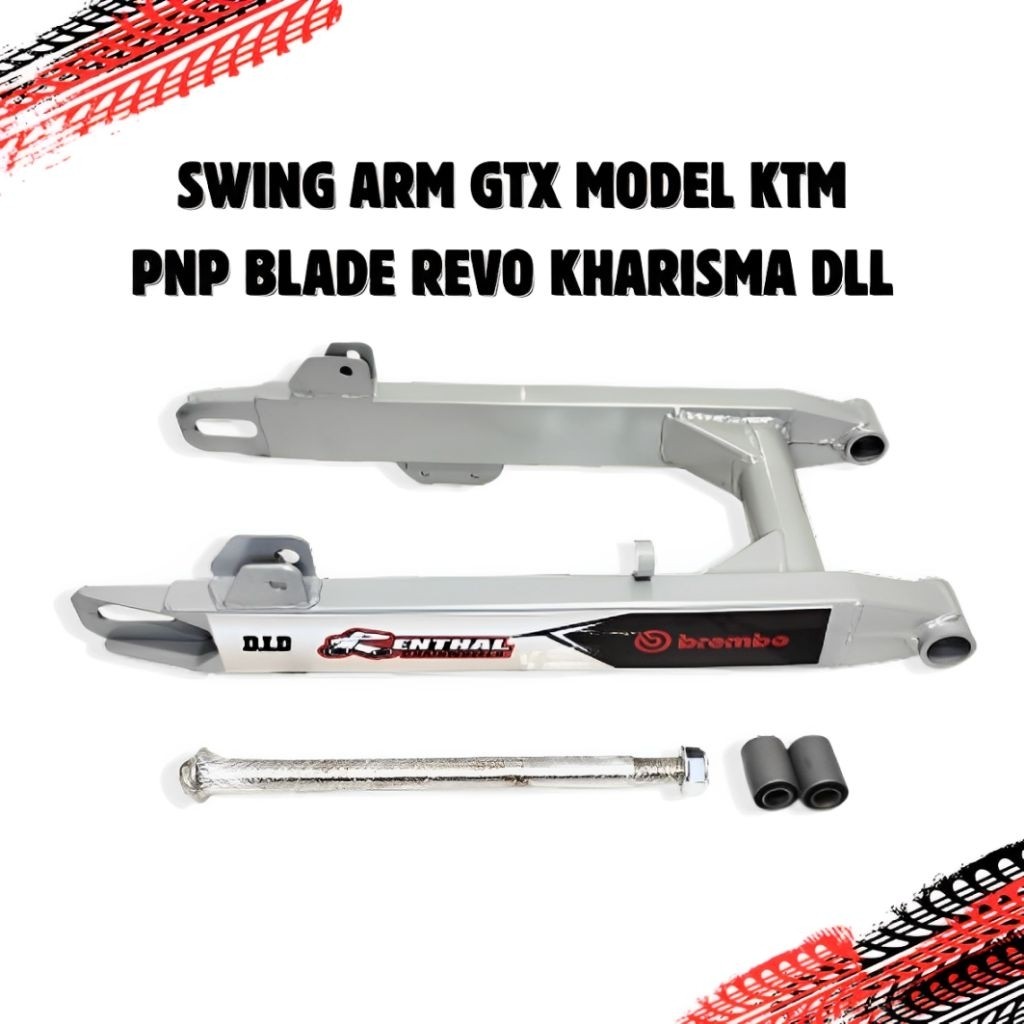 Jual Swing Arm Replika KTM GTX RBT pnp Blade Revo Supra Karisma Smash ...