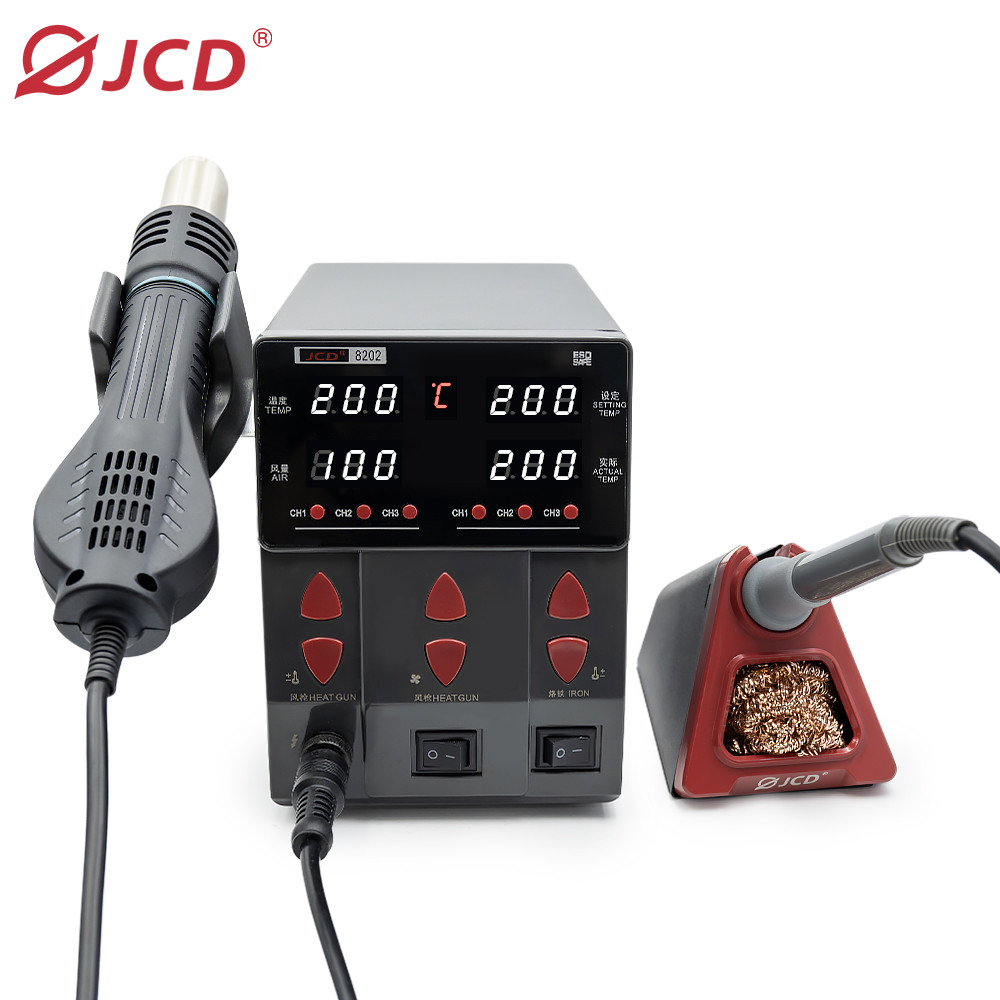 Jual JCD 760W SMD Soldering Station Quick Heat 2 in 1 Heat Gun ...
