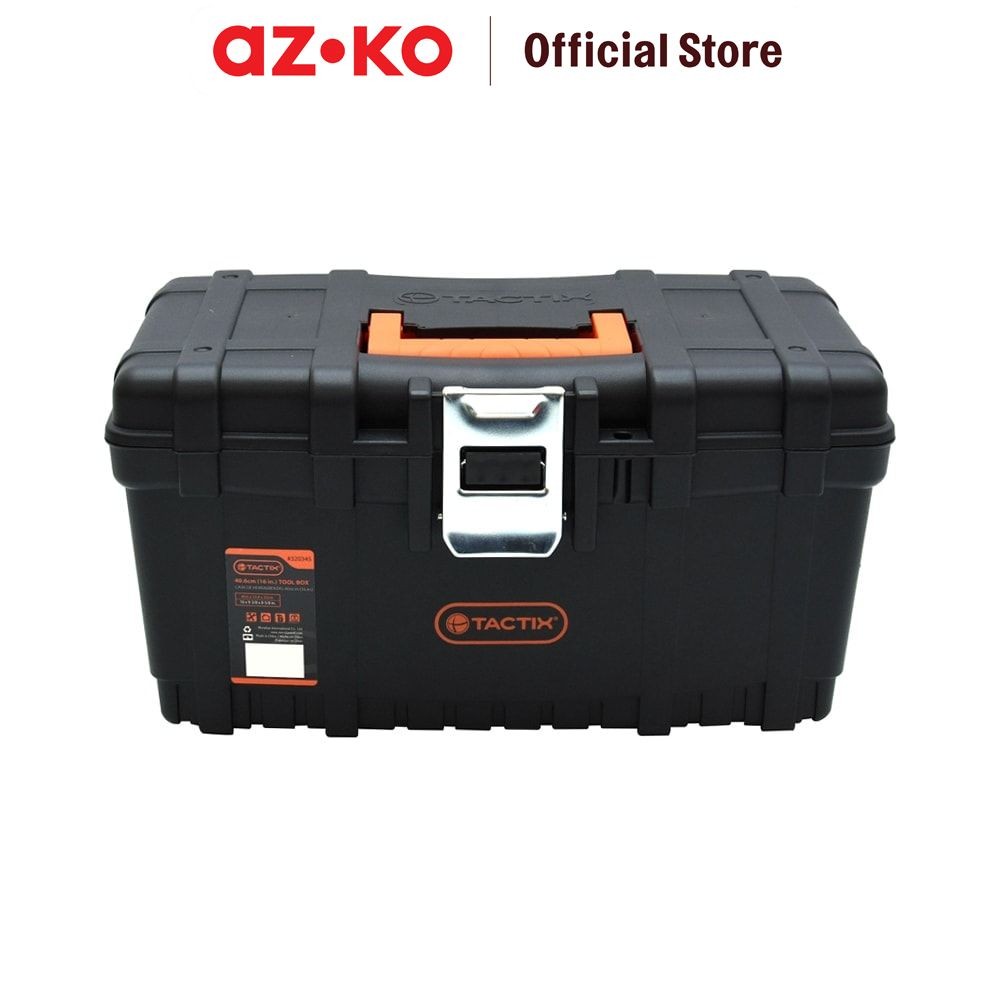 Jual AZKO Tactix Kotak Perkakas 40 cm - Hitam Storage Tools Box ...
