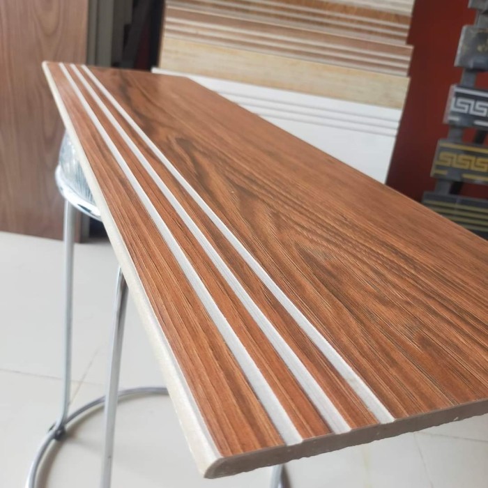 Jual pijakan granit anak tangga 30x90 30x100 30x120 keramik motif kayu list plint stepnosing ...