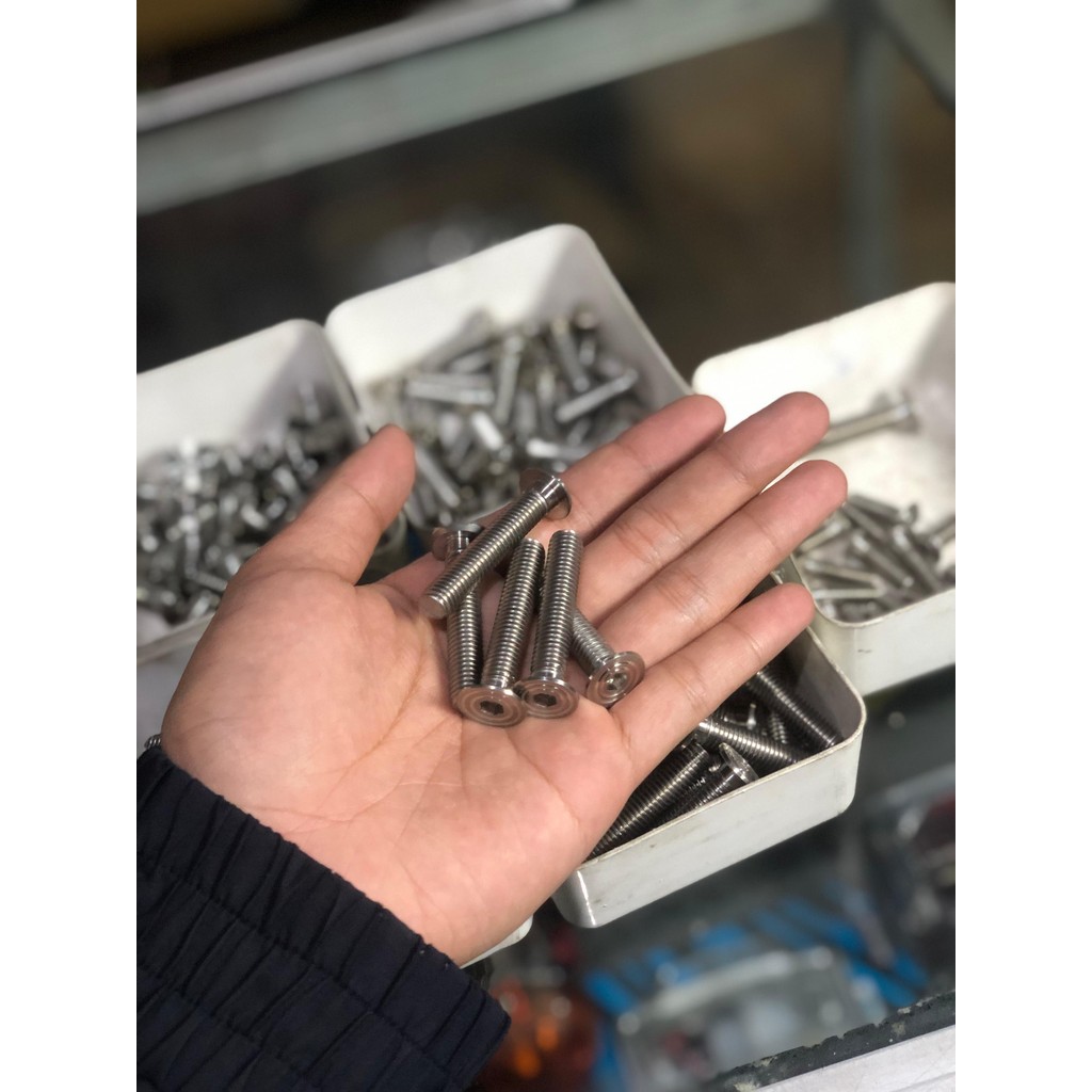 Jual Baut L Stainless Custom Handmade Model Slim Bubut M6 M8 Baut L Custom Drat 10 12 Slim ...