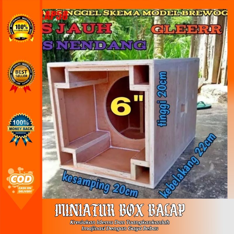 Jual Box speaker planar 6 inch singel mentahan 1unit | Shopee Indonesia