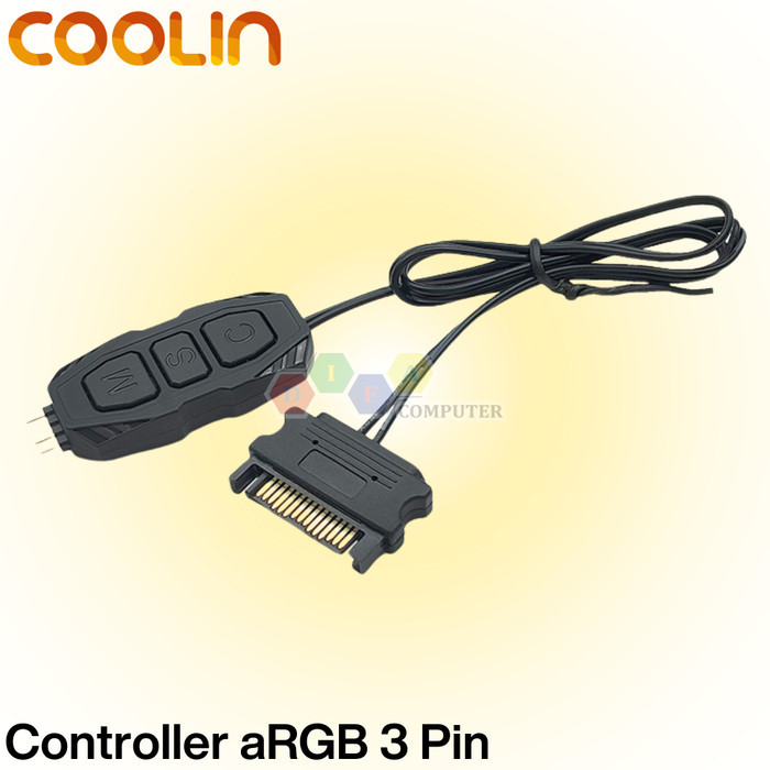 Jual Controller ARGB 3 Pin 5V SATA LED Strip Cooling Fan | Shopee Indonesia