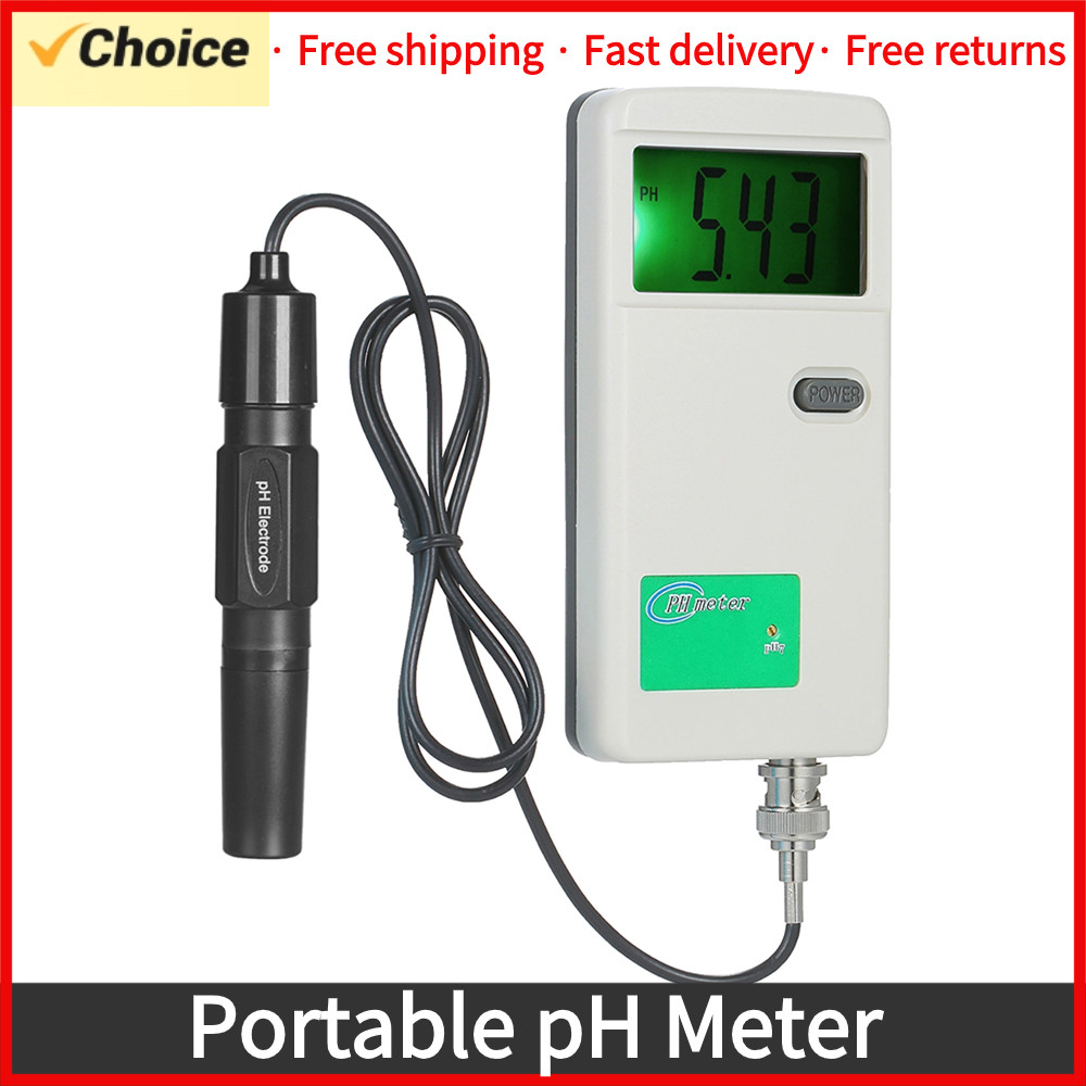 Jual Digital PH Meter High Precision pH Tester Backlight Display Water ...