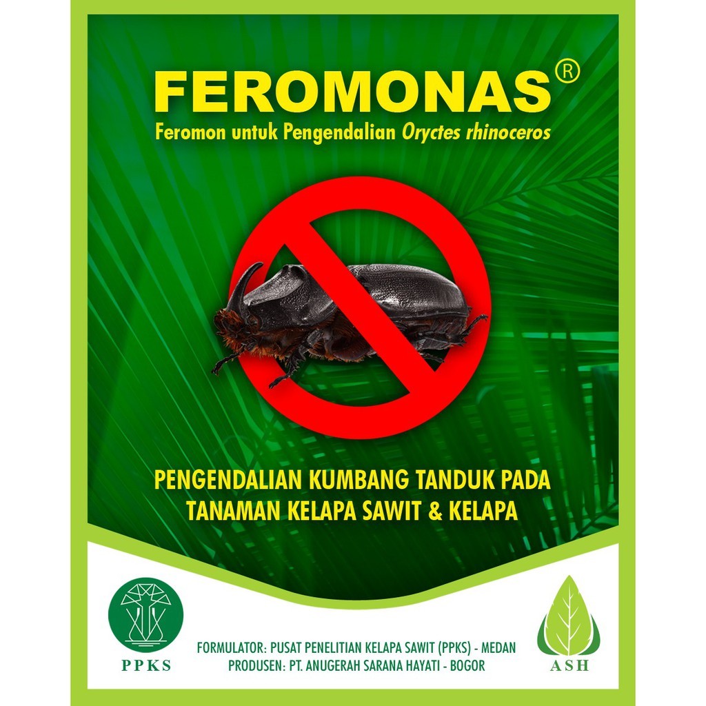 Jual YB43TG FEROMONAS Feromon Pengendali Hama Kumbang Tanduk pada ...