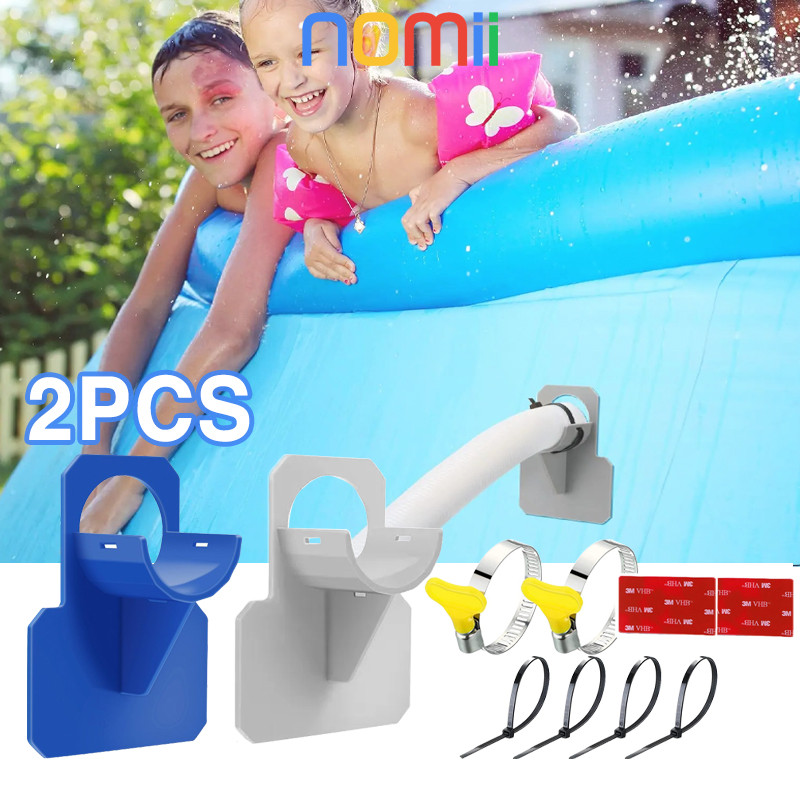 Jual Swimming Pool Pipe Support Hose Support Bracket With Tape and Zip ...