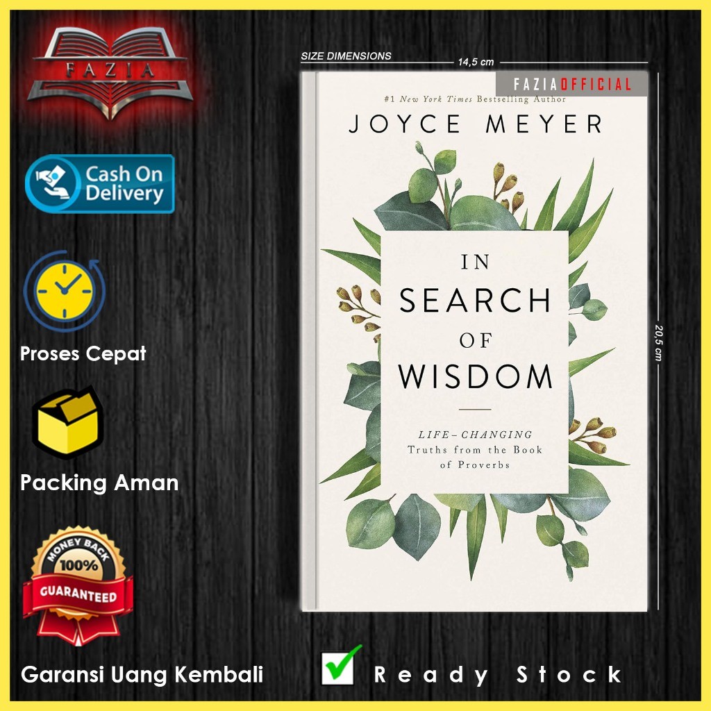 Jual In Search of Wisdom by Joyce Meyer (English/Indonesia) | Shopee ...