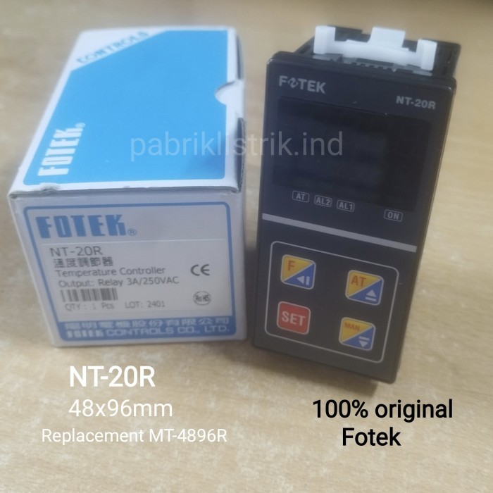 Jual CC99 temperature controller NT 20R Fotek original pengganti MT 4896 R NT 20RE | Shopee ...