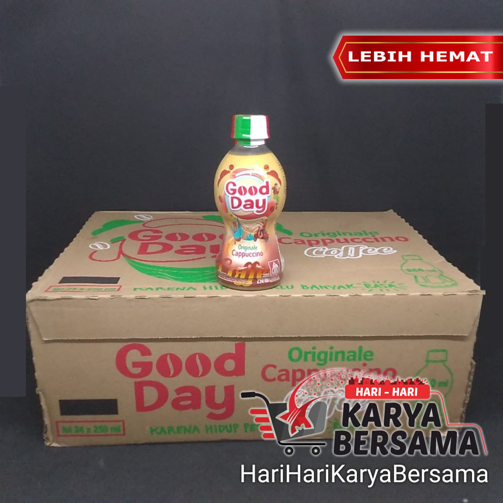 Jual MINUMAN KOPI GOOD DAY ORIGINALE CAPPUCCINO PER-KARTON ISI 24'S X ...