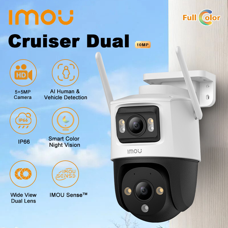Jual IMOU 10MP PT Camera Wifi IP Cruiser Dual Two Lens 5+5MP Outdoor ...