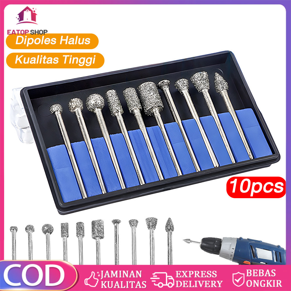 Jual Mata Bor Tuner 10pcs Cuner Porting Isi Lengkap Mini Grinder Set ...