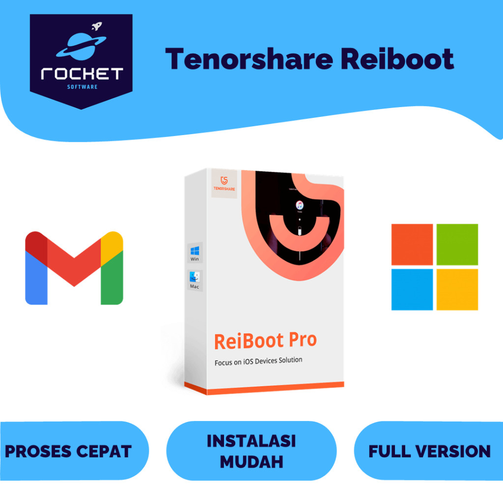Jual Tenorshare Reiboot Full Version Aplikasi Manage IOS Recovery Upgrade dan Downgrade IOS Full ...