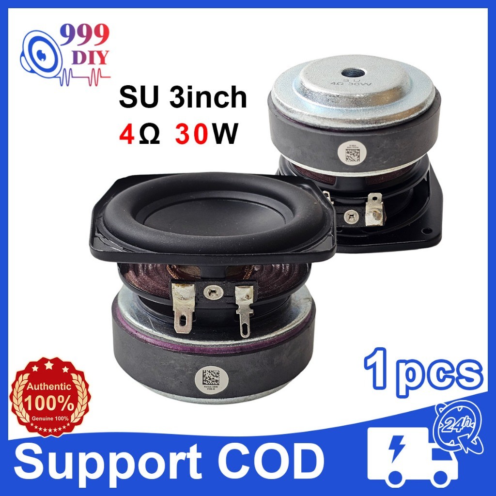 Jual 999DIY SU subwoofer 3 inch 4Ω 30W full range speaker 3 inch speake ...