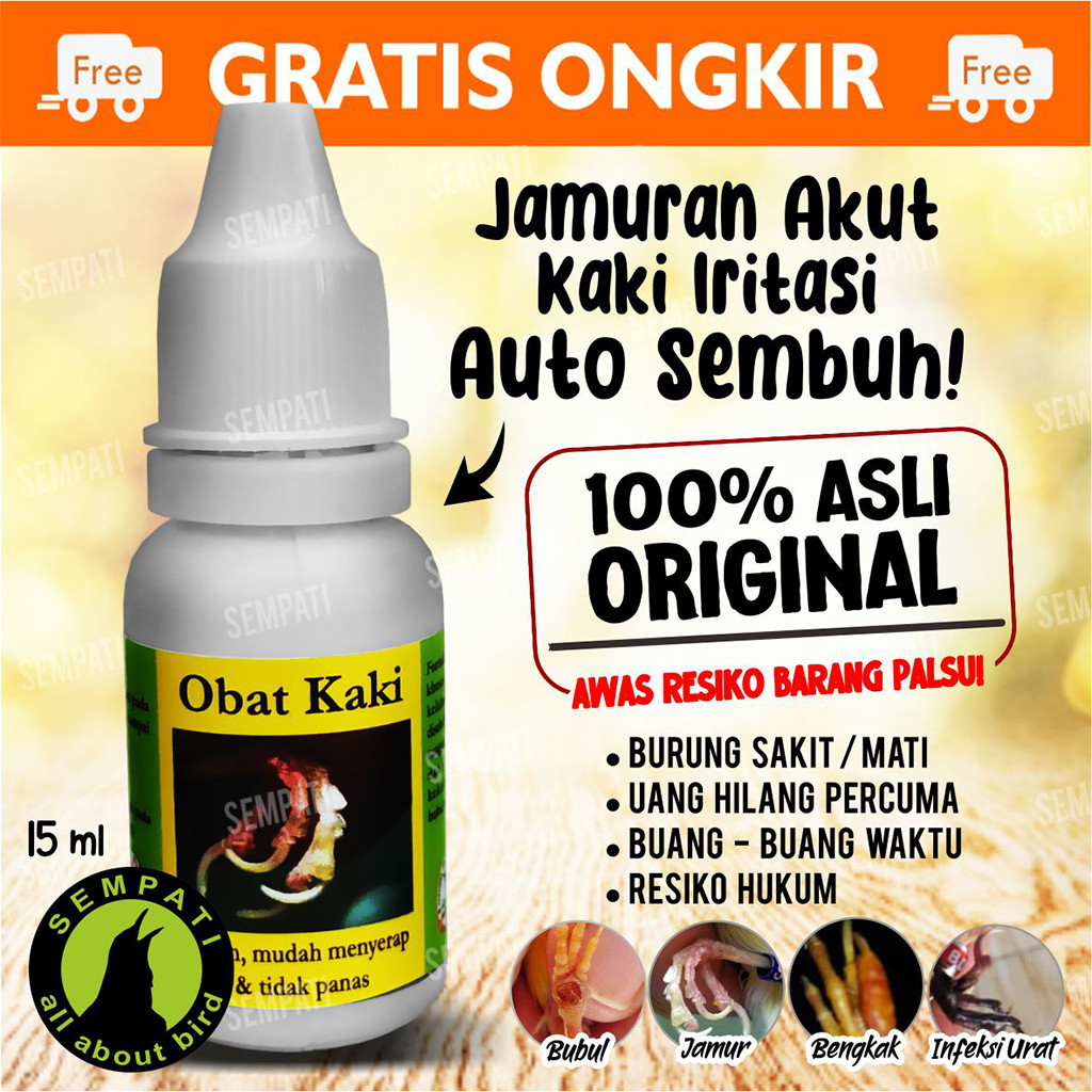 Jual SEMPATI OBAT KAKI GOC OBAT BURUNG SAKIT KAKI BERKERAK IRITASI ...