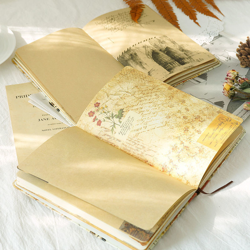 Jual Notebook A5 Aesthetic Retro Buku Tulis Hadiah Note Book Diary ...