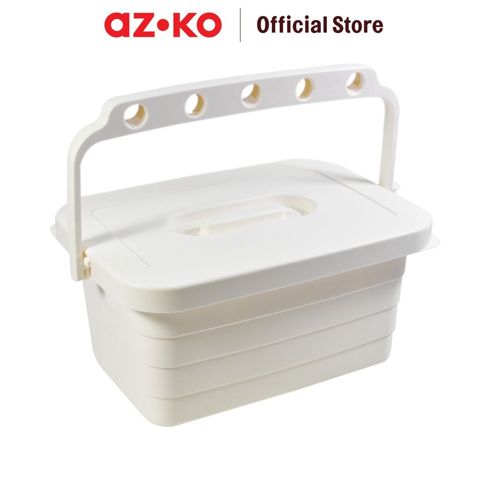 Jual AZKO Satto Keranjang Serbaguna Handle Storage Basket Kotak ...