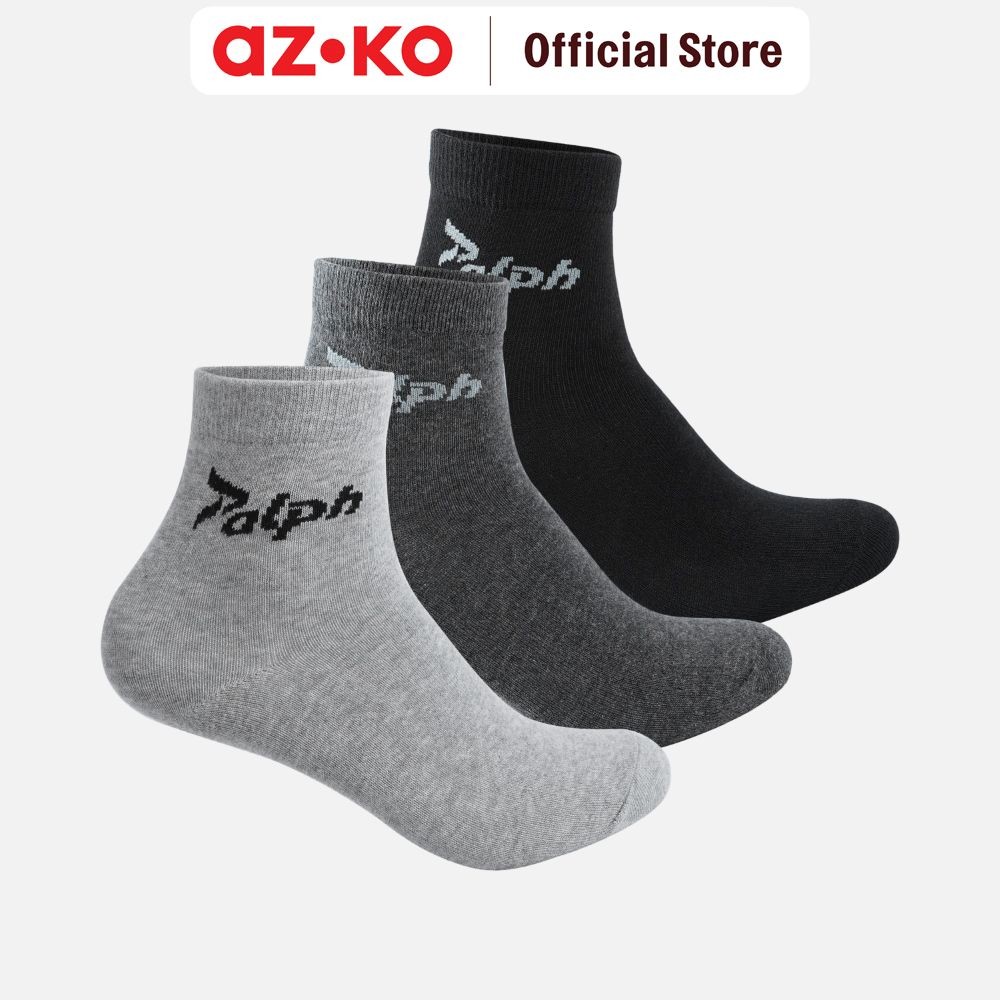 Jual AZKO Alph Set 3 Pcs Kaus Kaki Pria Value Quarter Men Socks Kaus Kaki Pendek Cowok Kaos Kaki ...