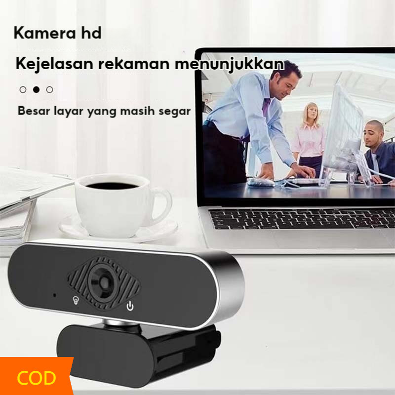 Jual （COD） Advanced Webcam Laptop 1080P USB Kamera PC 4K Full HD With ...