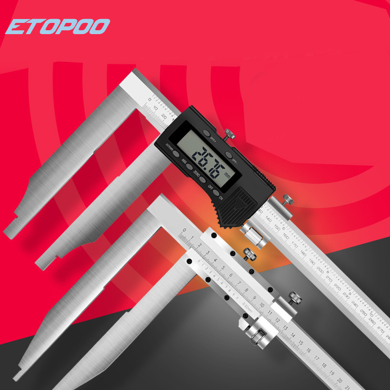 Jual 300mm long jaw digital caliper heavy duty digital vernier caliper ...