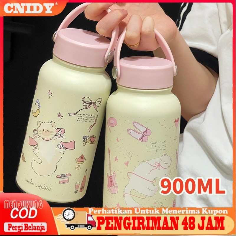 Jual [COD]Termos Tumbler SUS 304 Stainless Tahan Panas&Dingin 900ML / Tumbler Botol Minum Anak ...