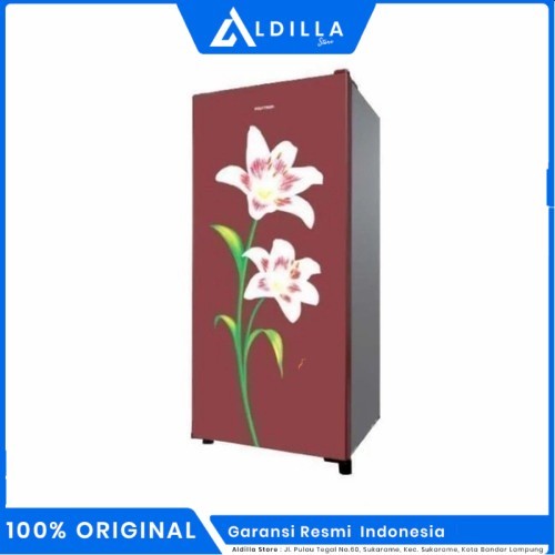 Jual Kulkas POLYTRON 1 Pintu Metallic Polytron PRB-177PR 170Liter ...