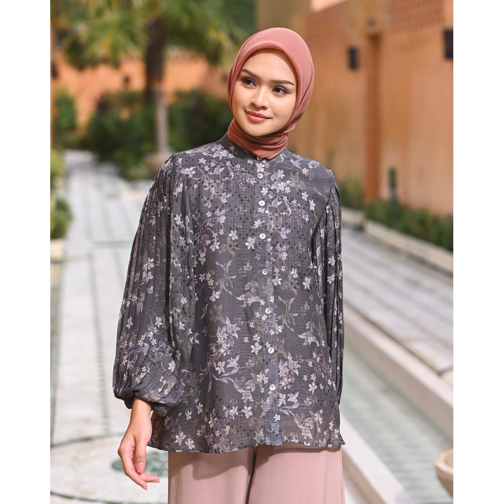 Jual Geulis.id RIRIZ BLOUSE / BLOUSE PRINTED / ATASAN WANITA | Shopee Indonesia